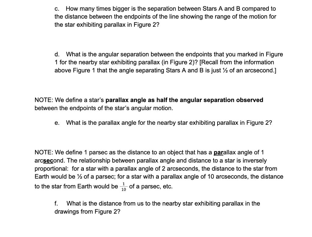 Solved and Consider the starfield drawing shown below | Chegg.com
