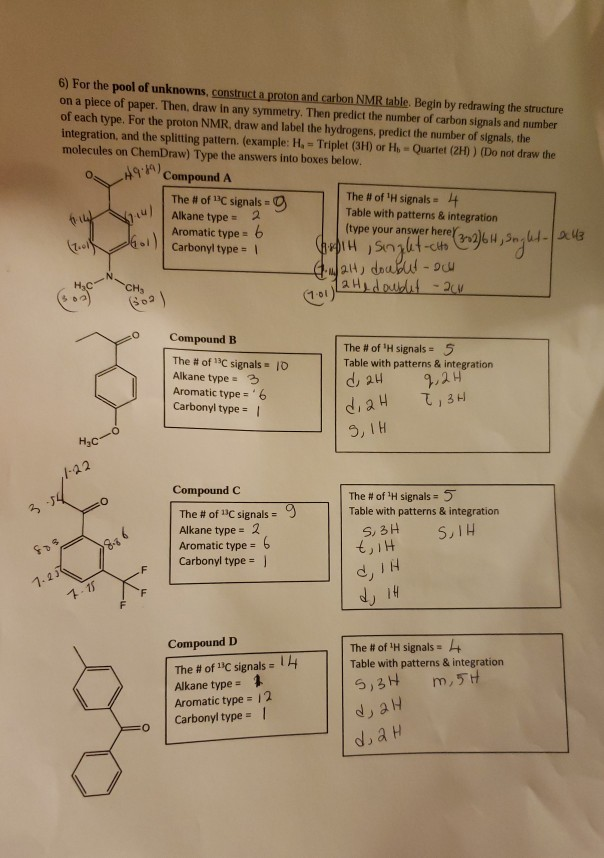 Solved Unknown determination: You will be given a set of | Chegg.com