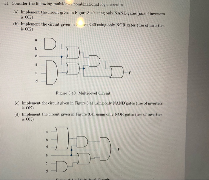 Combinational Logic Circuits Questions Answers Circuit Diagram