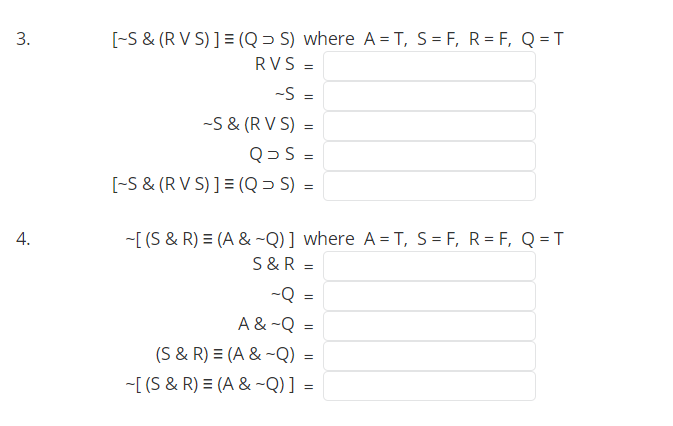 Part 1. Truth-values. Calculate the truth-values of | Chegg.com