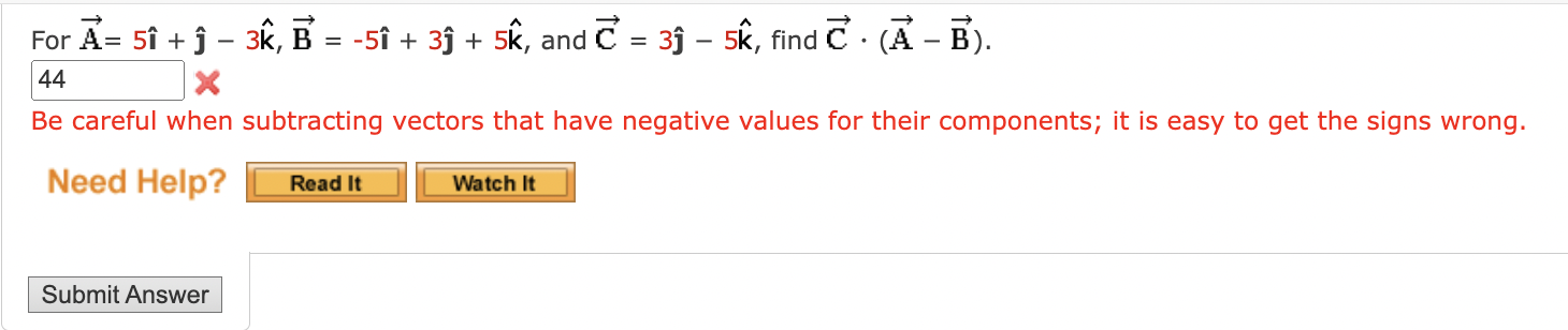 Solved For A=5i^+j^−3k^,B=−5i^+3j^+5k^, and C=3j^−5k^, find | Chegg.com