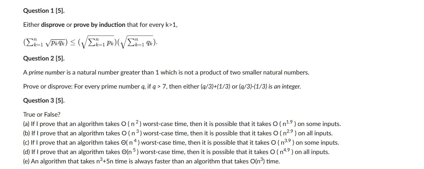 Solved Either disprove or prove by induction that for every | Chegg.com
