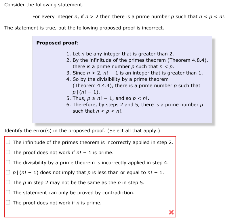 Solved Consider the following statement. For every integer | Chegg.com