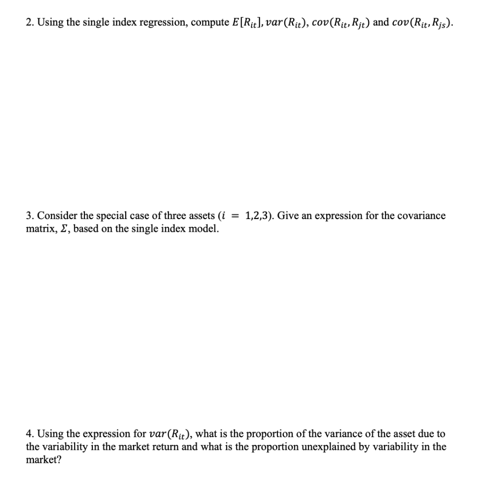 Solved Consider the single index model regression | Chegg.com