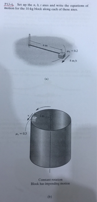 Solved Pi33 Determine the initial acceleration of the 10-kg | Chegg.com