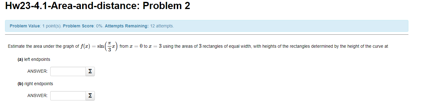 Solved Hw23-4.1-Area-and-distance: Problem 2 Problem Value: | Chegg.com
