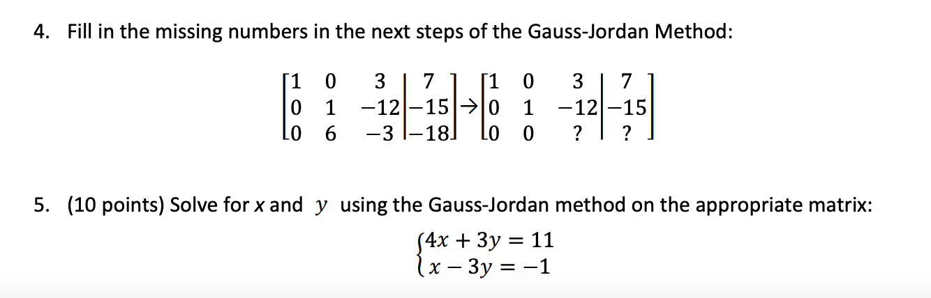 Solved 1. ﻿Fill in the missing numbers in the next steps of | Chegg.com