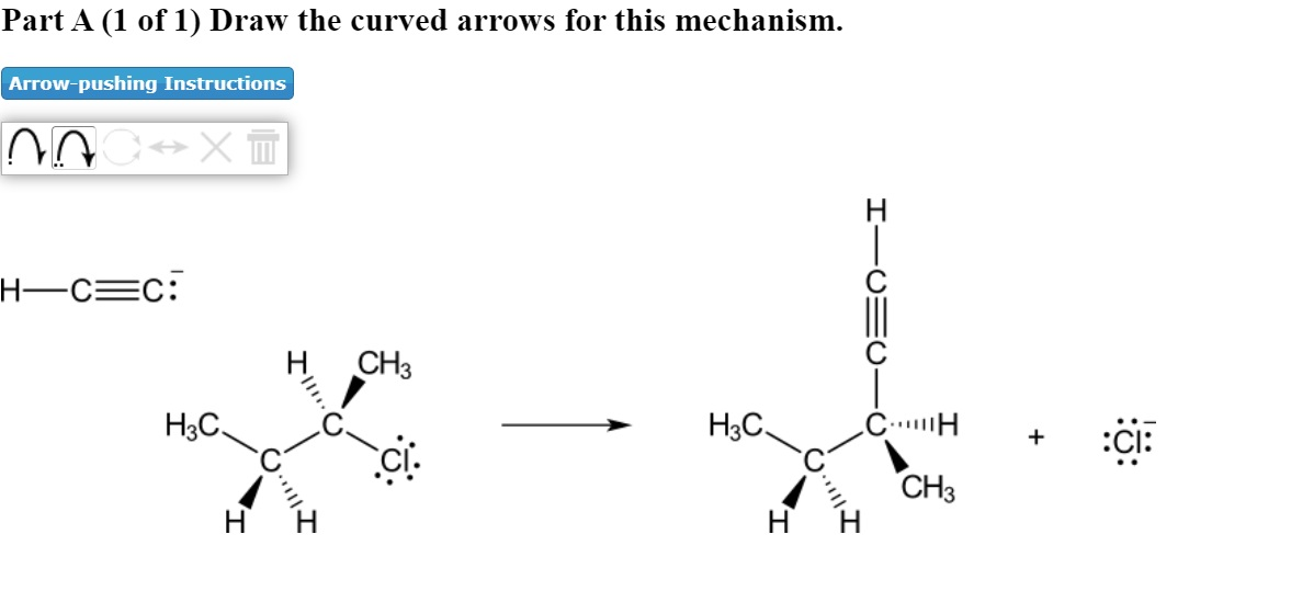 Solved Part A (1 of 2) Draw the curved arrows for Step 2 of | Chegg.com