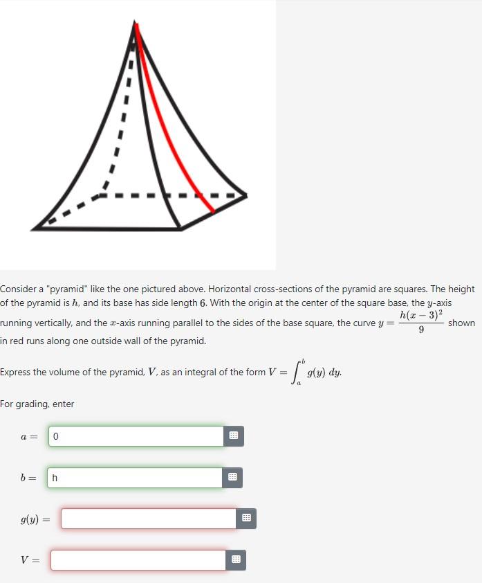 Solved Consider a "pyramid" like the one pictured above. | Chegg.com