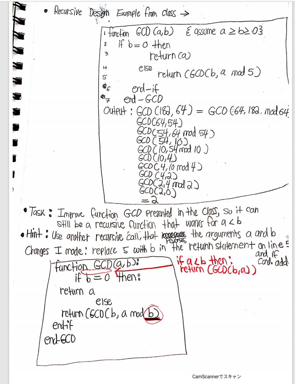 Solved Please check my homework. Task: Improve function | Chegg.com
