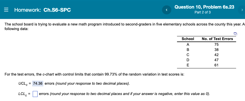 Solved Homework: Ch.S6-SPC Question 10, Problem 6.23 Part 2 | Chegg.com