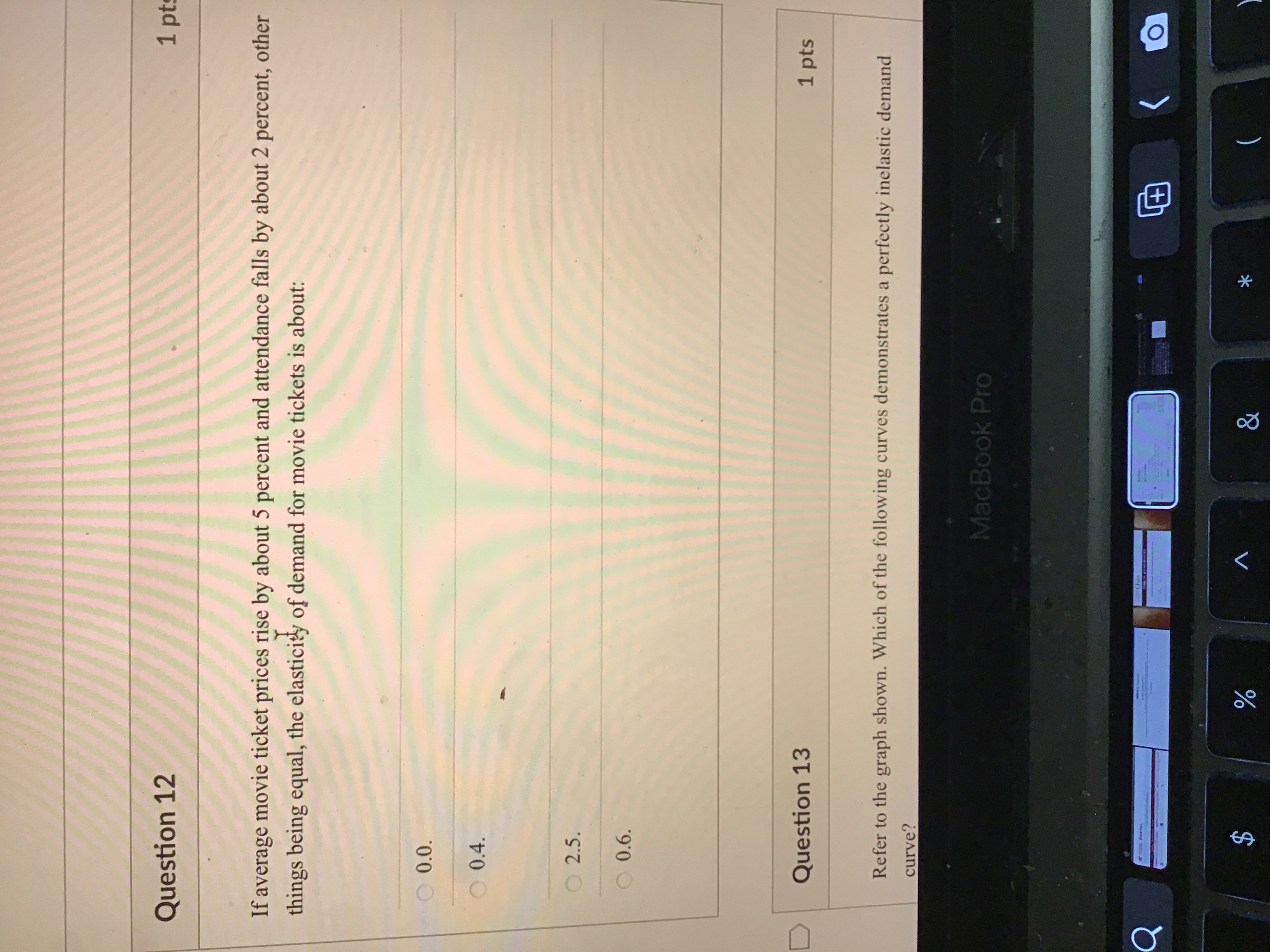 Solved Question 12If average movie ticket prices rise by | Chegg.com