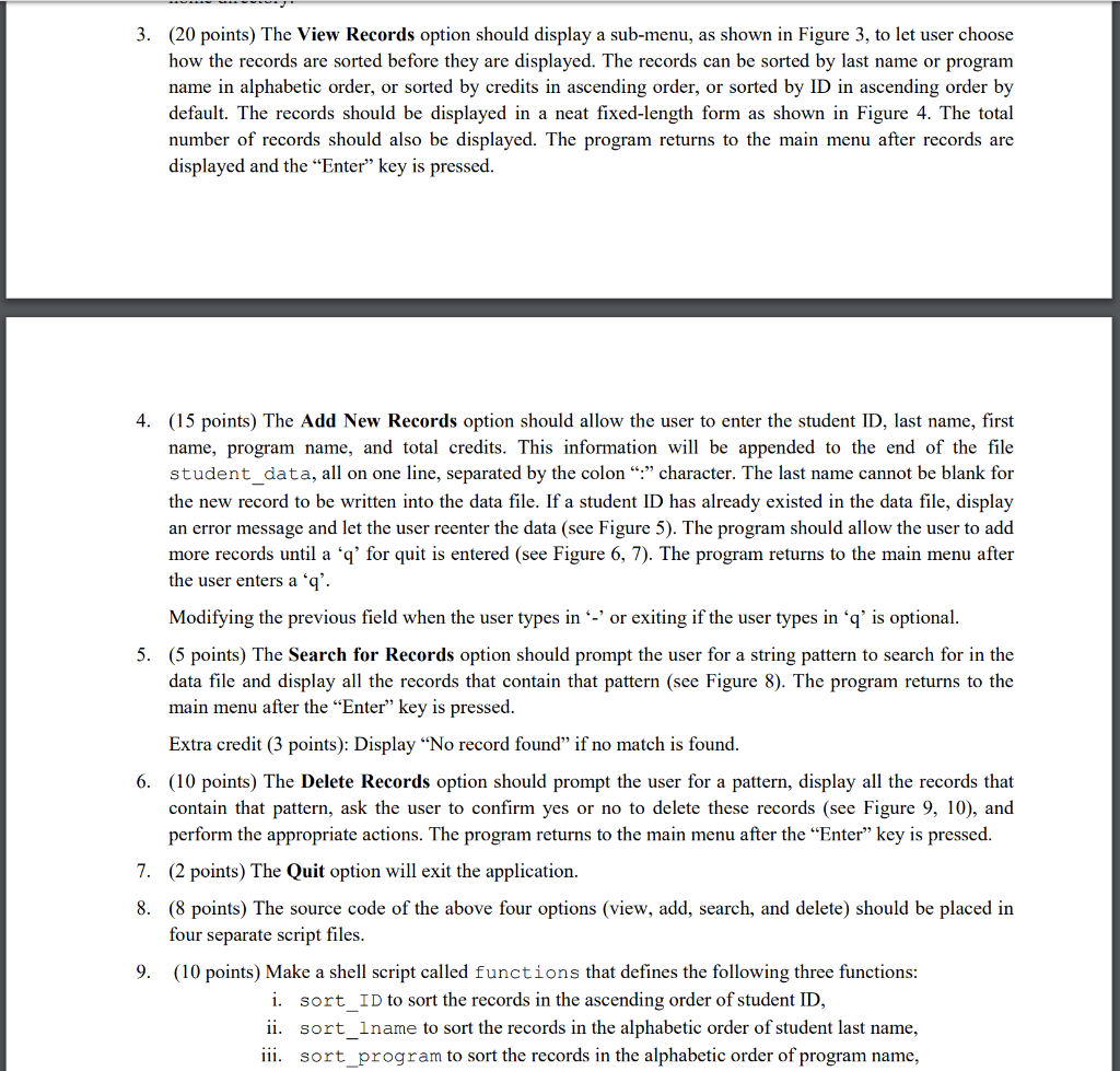 Solved This project is to acquaint you with fundamental UNIX | Chegg.com