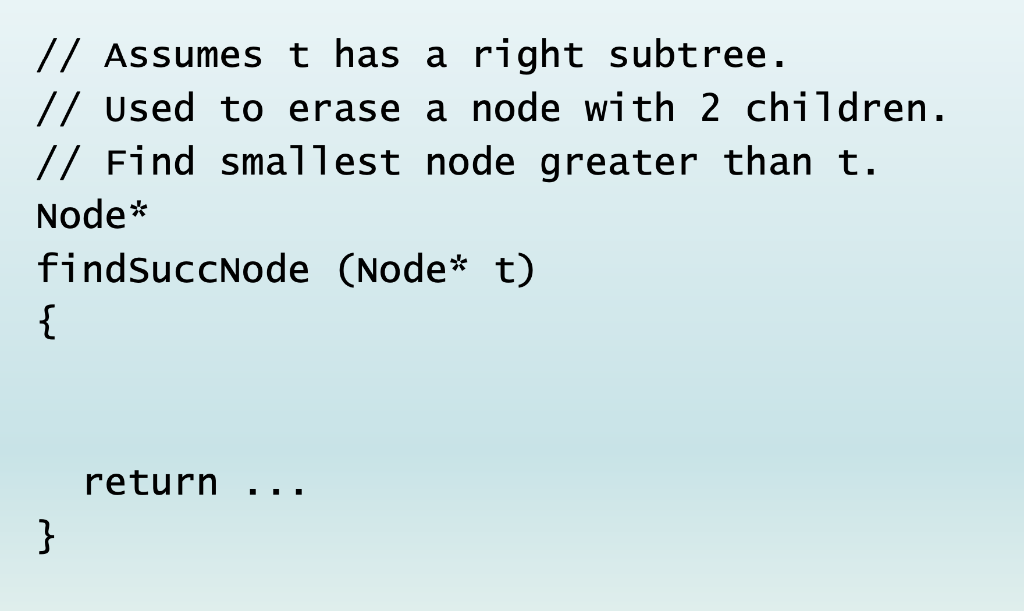 Solved Find iterator find (const T\& seek) \{ // Remember | Chegg.com
