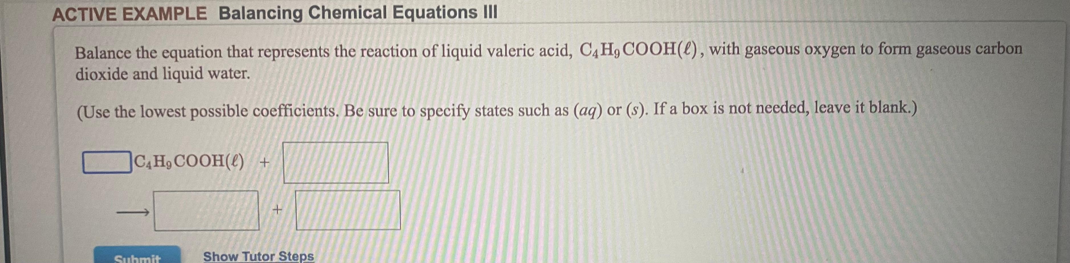 Solved When the following molecular equation is balanced | Chegg.com
