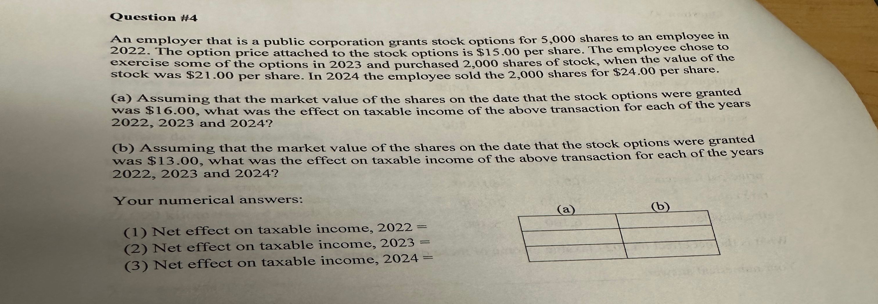 Solved Question \#4An employer that is a public corporation | Chegg.com