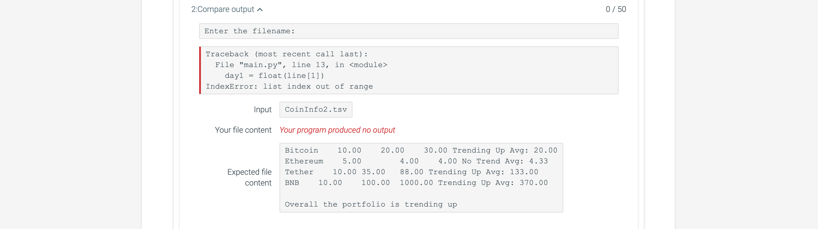 Solved Write a program that reads information from a tab | Chegg.com