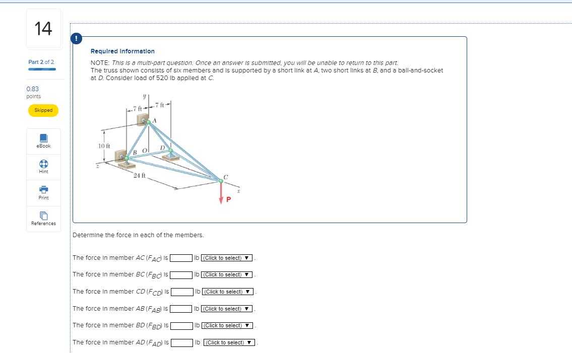 Solved Required Information Part 2 of 2 NOTE: This Is a | Chegg.com