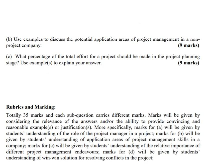 Solved (6) Usc examples to discuss the potential application | Chegg.com