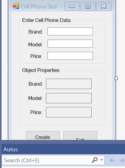 Solved Create a class called Cellphone that will have the | Chegg.com