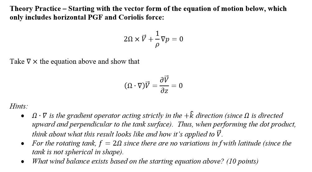 Solved Theory Practice - Starting with the vector form of | Chegg.com