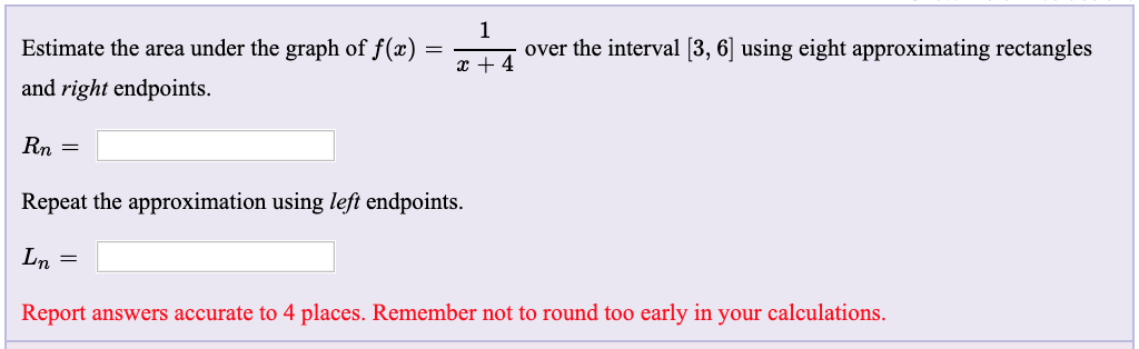 Solved 1 Estimate the area under the graph of f(x) over the | Chegg.com