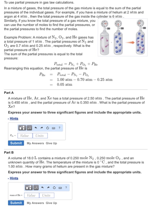 Solved Assume that you have a mixture of He (MW = 4 amu) and | Chegg.com