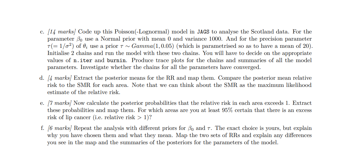 Bayesian Inference 66 Marks He First Question Of Chegg