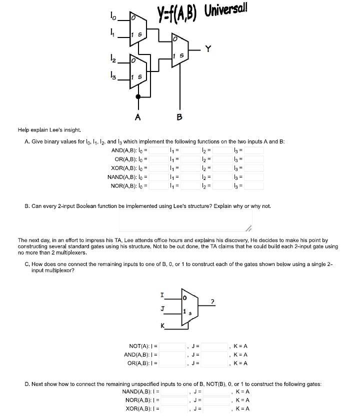 Solved Problem 3: Mux Madness During a particularly boring | Chegg.com