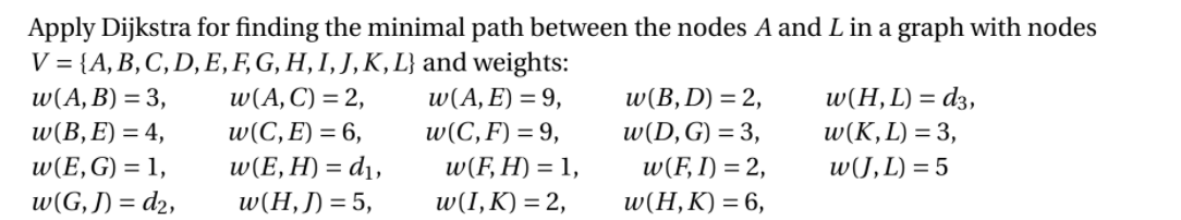 Solved Apply Dijkstra for finding the minimal path between | Chegg.com