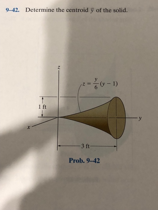 Solved Statics problem On centroids May I please get | Chegg.com