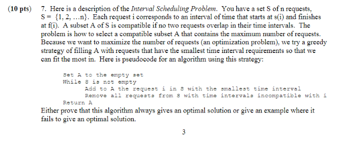 Solved s) 7. Here is a description of the Interval | Chegg.com