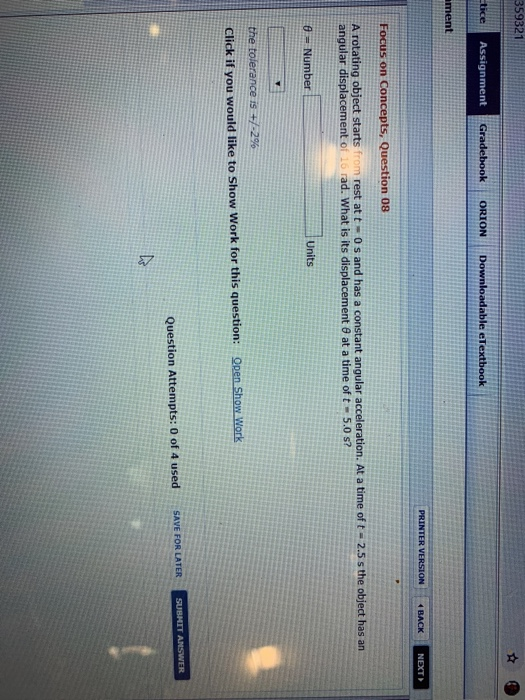 Solved 359321 tice Assignment ORION ment PRINTER VERSION | Chegg.com