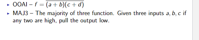 Solved - OOAl −f=(a+b)(c+d) - MAJ3 - The majority of three | Chegg.com