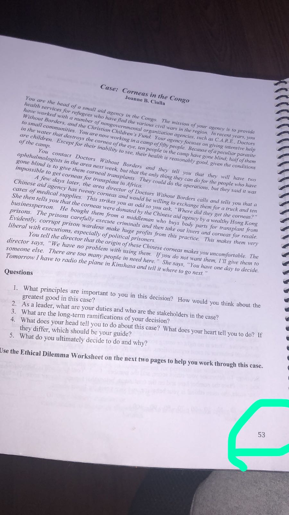 Solved I need help in answering the questions of the case. | Chegg.com