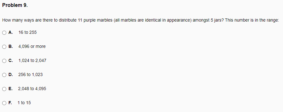 Solved How many ways are there to distribute 11 purple | Chegg.com