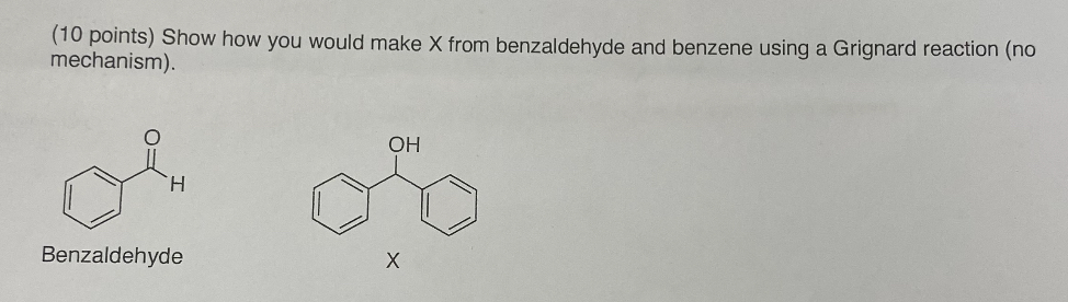 Solved (10 ﻿points) ﻿Show how you would make X from | Chegg.com