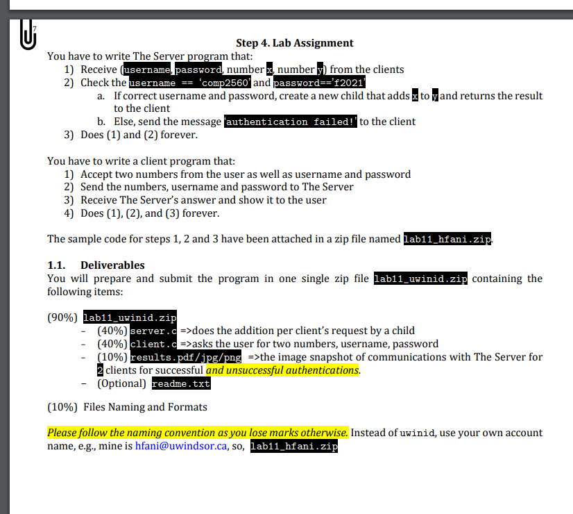 Solved SAMPLE CODE FOR SERVER : #include #include | Chegg.com
