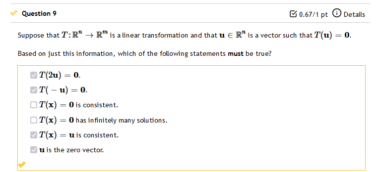 Solved Suppose that T:Rn→Rm is a linear transformation and | Chegg.com