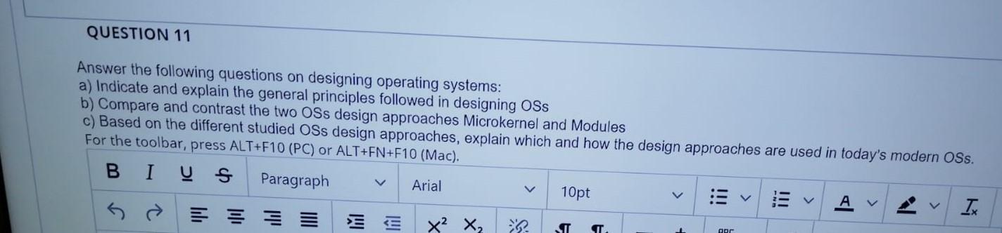 Solved QUESTION 11 Answer the following questions on | Chegg.com