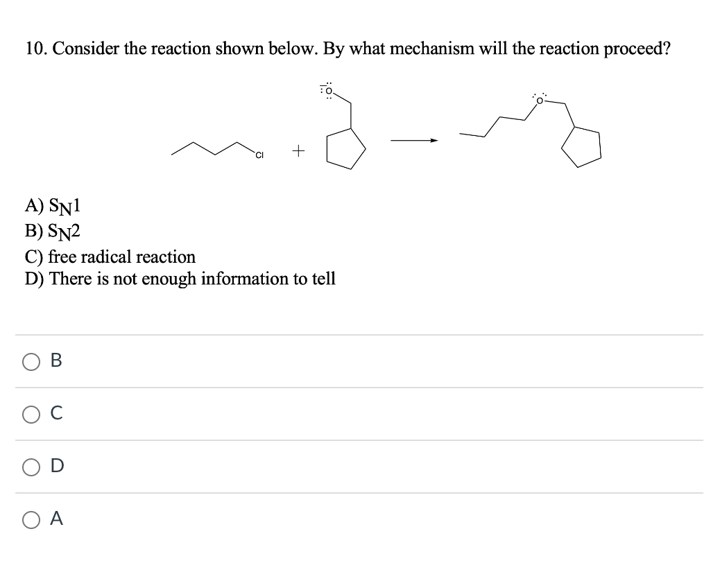 Solved 10. Consider the reaction shown below. By what | Chegg.com