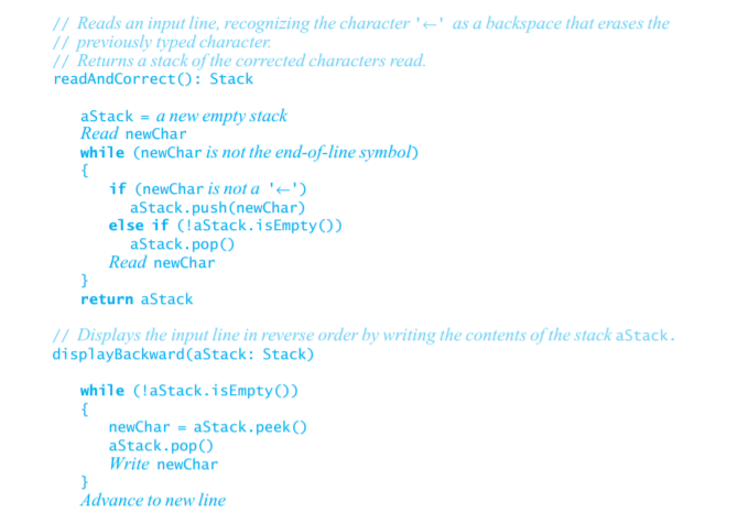 The read and correct algorithm means when the user | Chegg.com