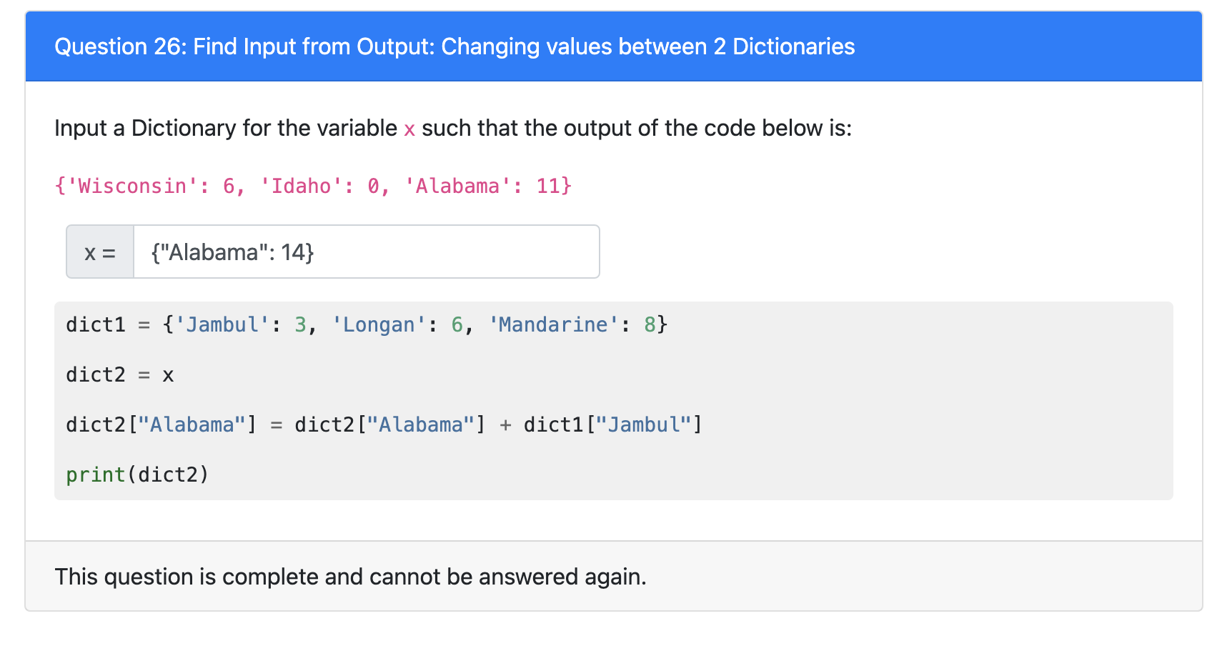 Solved ion 26 Find Input From Output Changing Values Chegg