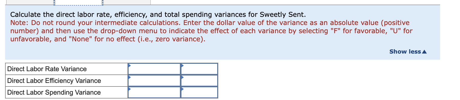 Solved Calculate the variable overhead rate, efficiency, | Chegg.com