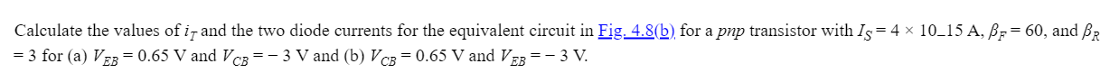 Solved Calculate the values of iT and the two diode currents | Chegg.com