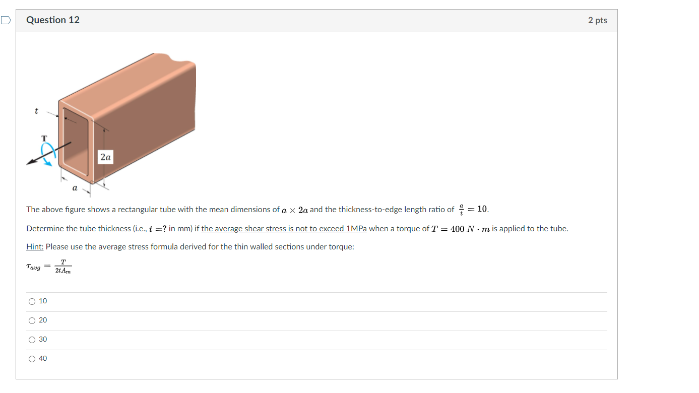Solved Question 12 2 pts 2a The above figure shows a | Chegg.com