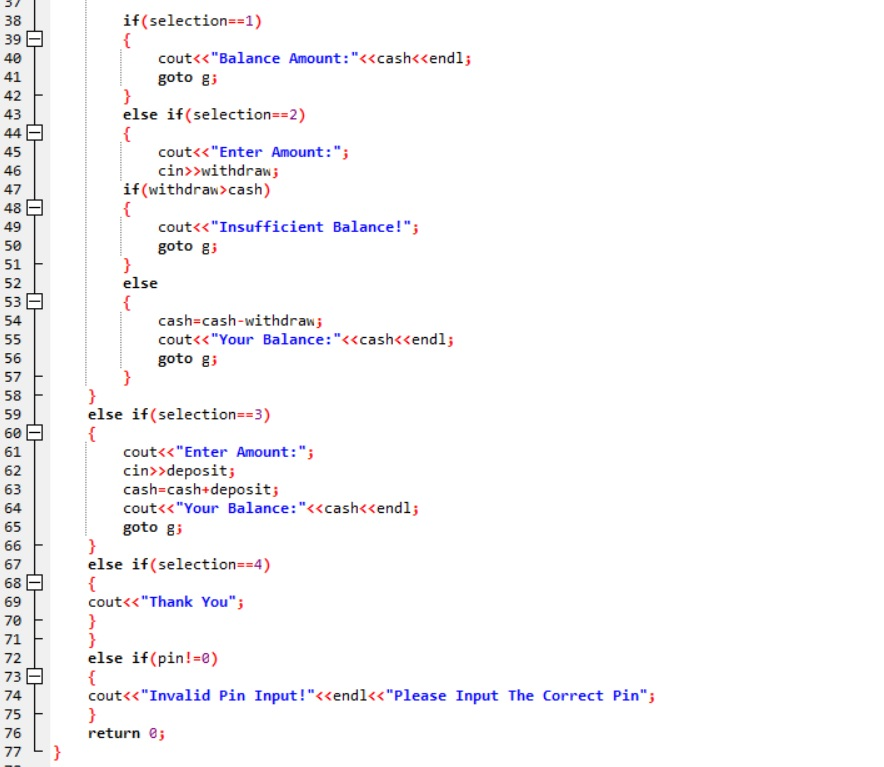 Solved DDegree sem 3\C+ +Assignment Mini Assign 1Atm.cpp - | Chegg.com