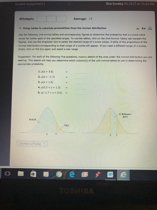 Solved: Use The Following Unit Normal Tables And Accompany... | Chegg.com