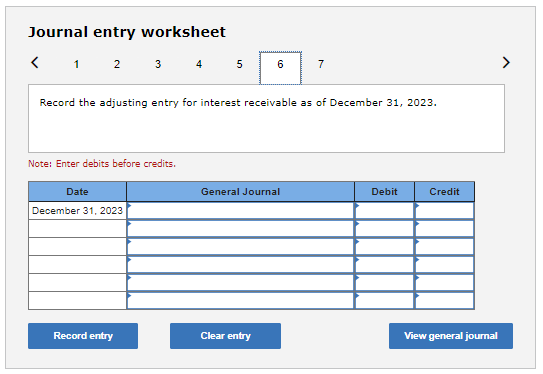 Solved Journal entry worksheet