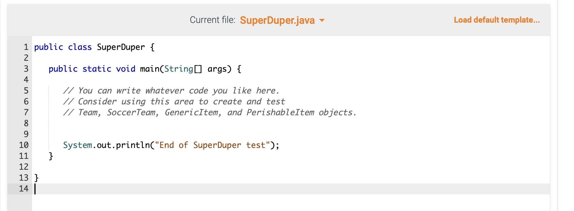 Solved 18.7 SoccerTeam and Perishableltem This lab has 2 | Chegg.com